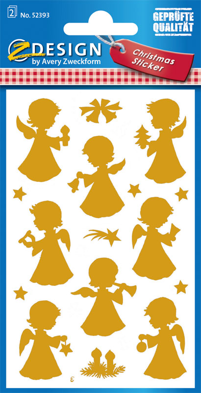 Weihnachts Engel Sticker - Aufkleber Album Heft